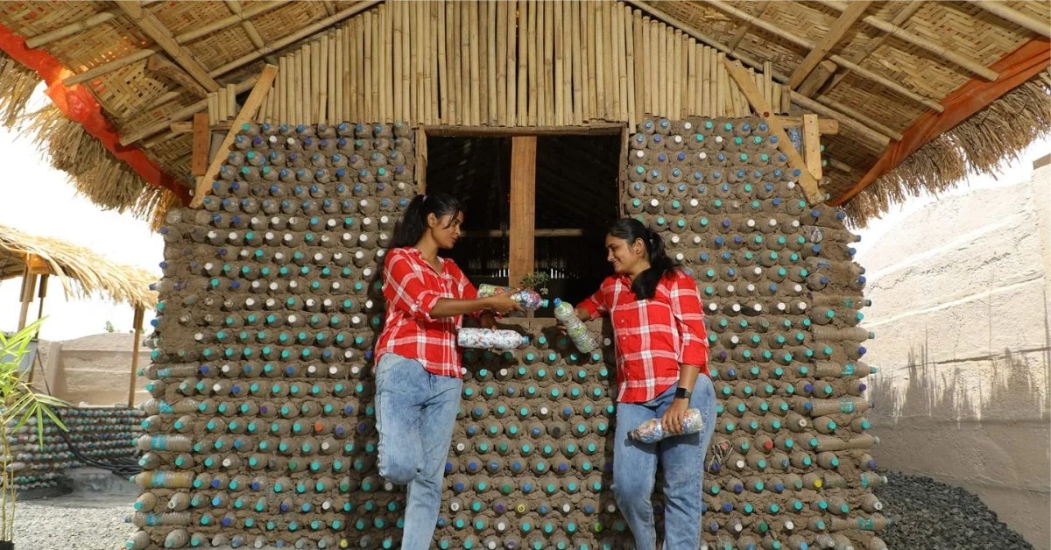 Innovative Duo Builds Eco-Friendly Home Using 16,000 Plastic Bottles to ...